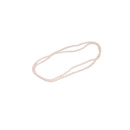 Firetti Damen Perlenkette &raquo;Schmuck Geschenk Halsschmuck Halskette&laquo; Made in Germany - mit S&uuml;&szlig;wasserzuchtperle rosa Perlen Textil, L: 90 B: 4,5mm