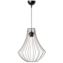 Kayoom H&auml;ngeleuchte &raquo;H&auml;ngelampe Jasmin 110&laquo; E27 1 Stk. minimalistisch, modern, harmonisch schwarz 1, H: 40cm, 1 Stk.