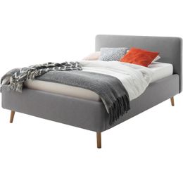 Meise M&ouml;bel meise.m&ouml;bel Polsterbett &raquo;Mattis&laquo; Topseller, wahlweise mit Bettkasten grau Bezug Bett: Strukturstoff (100% Polyester) Liegefl&auml;che L&auml;nge B: 200cm x 