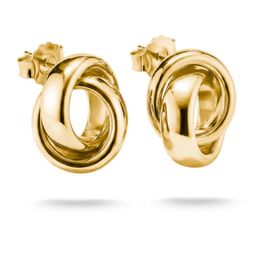 Thomas Sabo Damen Thomas Sabo Paar Ohrstecker &raquo;Knotenohrringe gelbgoldfarben&laquo; gold Metall