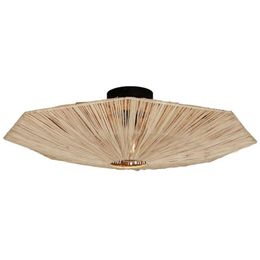 GOOD&MOJO Deckenleuchte &raquo;Panama&laquo; E27 Warmwei&szlig; beige 1, &Oslash; 65cm H: 7cm