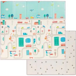 fillikid Spielmatte &raquo;Street&laquo; bunt Kunststoff, Polyester Einheitsgr&ouml;&szlig;e