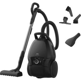 AEG Bodenstaubsauger &raquo;VX9-5-EBR&laquo; 650 W mit Beutel Extra stark & leise &ndash; Beutelstaubsauger 69 dB, HEPA f&uuml;r Allergiker Einheitsgr&ouml;&szlig;e Bodenstaubsauger