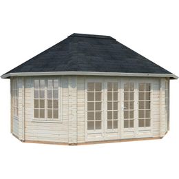Palmako Gartenhaus &raquo;Pavillon Hanna&laquo; transparent transparent Massivholz Fu&szlig;boden im Gartenhaus, ohne Dacheindeckung