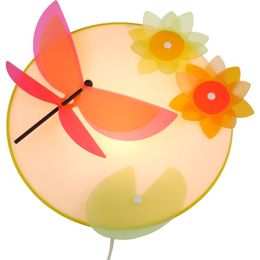 Niermann Wandleuchte &raquo;Libelle, Kinderlampe, Kinderzimmer&laquo; E14 1 Stk. Geh&auml;use aus bruchfestem Kunststoff bunt 1, H: 8cm, 1 Stk.