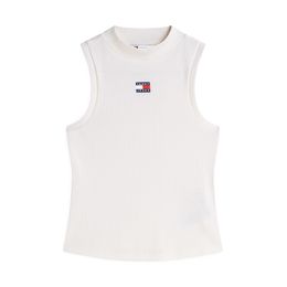 Tommy Jeans Top 'Tommy Badge Slim Tank' Damen Gr&ouml;&szlig;e L navy / rot / wei&szlig;