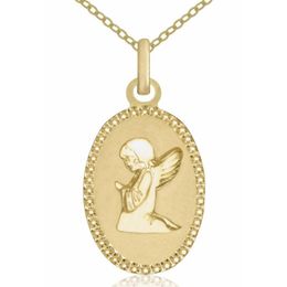 Firetti Herren Goldkette &raquo;Schmuck Geschenk Gold 333 Halskette Engel&laquo; gelb Gelbgold 333, L: 45 B: 1,1mm