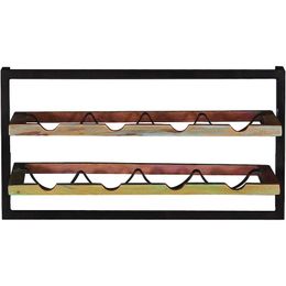 Sit Wandregal &raquo;Riverboat&laquo; bunt Massivholz, Metall B/H/T: 65cm x 35cm x 25cm