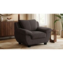 OTTO home Sessel &raquo;Sillkeborg Sitzbreite: 49 cm, gem&uuml;tlich und formsch&ouml;n&laquo; aus haustierfreundlichem Pet Friendly Bezug 100% Polyester Samtvelours, B/H/T