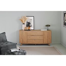 Jahnke Sideboard &raquo;LIBRE SB 150&laquo; 1 Stk. tlg. Sideboard, Kommode, skandinavisch, Montana-Eiche, Breite 150 cm braun Holzwerkstoff B/H/T: 150cm x 77,4cm x 