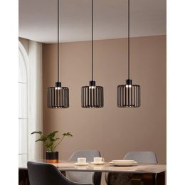 Eglo H&auml;ngeleuchte &raquo;GINESTRONE-Z H&auml;ngelampe schwarz, ZigBee 3.0, Timer, Pendelleuchte,&laquo; LED-Modul 1 Stk. RGB warmwei&szlig; - kaltwei&szlig; App/Sprachsteuerung 
