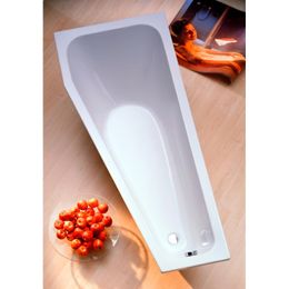 Ottofond Badewanne &raquo;Koala Vario&laquo; H&ouml;he 58 cm mit Wannentr&auml;ger wei&szlig; Sanit&auml;racryl Wanne links
