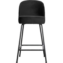 Woood Esszimmerstuhl &raquo;Vogue Bezug mit Fu&szlig;st&uuml;tze und Metallgestell, H 89 x B 50 x T 55 cm&laquo; () 1 Stk.Matter Velvet-Bezug, Tragkraft 100 kg, Sehr hohe 