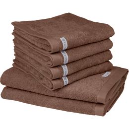 Ross Handtuch Set &raquo;Sinfonie&laquo; Set Frottier beinhaltet: Handt&uuml;cher und Badet&uuml;cher grau Frottier, Obermaterial: 100% Baumwolle Frottier