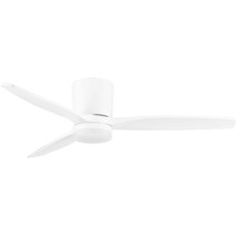 NOVA LUCE Deckenleuchte &raquo;ALOA Deckenventilator&laquo; LED-Modul 1 Stk. warmwei&szlig; - kaltwei&szlig; wei&szlig; 1, &Oslash; 132cm H: 27,5cm, 1 Stk.