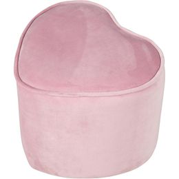 Roba Kinderhocker &raquo;Lil Sofa&laquo; in Herzform bunt B/H/T: 30cm x 24cm x 27cm, Samt