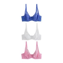 next BH Damen Gr&ouml;&szlig;e 105 blau / pink / wei&szlig;