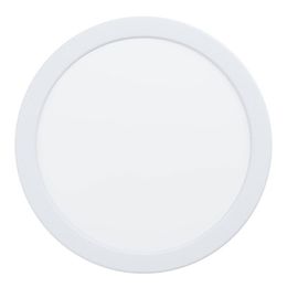 Eglo Einbauleuchte &raquo;Fueva 5 Einbaustrahler, Stahl und Kunststoff, Einbauspot, Einbaulampe&laquo; LED-Modul 1 Stk. Warmwei&szlig; Einbauleuchte - &Oslash;21,6 x ET26 cm -