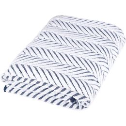 Ross Duschtuch &raquo;Sensual 9002&laquo; im Zopfmusterstil blau Frottier, Obermaterial: 100% Baumwolle B/L: 75cmx140cm, 1 Stk., Frottier