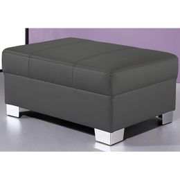 Home Affaire Hocker &raquo;Anzio&laquo; passend zur Serie "Anzio" braun Primabelle -Microfaser aus 100% Polyester;NaturLEDER, das handschuhweiche Rindsleder in 
