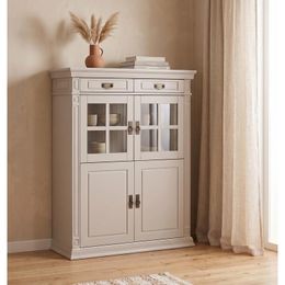 OTTO home Highboard &raquo;Vinales&laquo; B/T/H:109/39/130 cm, Kommode, aus massiver Kiefer FSC -zertifiziertes Massivholz B/H/T: 112cm x 130cm x 39cm, 2 Stk., 