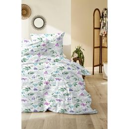 Primera Bettw&auml;sche &raquo; Renforce-Bettw&auml;sche Tuffy&laquo; 2 Stk. mit s&uuml;&szlig;en Schmetterlingen blau Renforc&eacute;, Obermaterial: 100% Baumwolle B/L: 135cm x 200cm, 1 Stk., 1 Stk