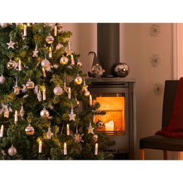 Konstsmide LED-Christbaumkerzen &raquo;Weihnachtsdeko, Christbaumschmuck&laquo; 35 Stk.-flammig LED Baumkette, Topbirnen, One String, 35 warm wei&szlig;e Dioden wei&szlig; 