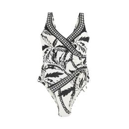 next Badeanzug Damen Gr&ouml;&szlig;e XXL schwarz / wei&szlig;