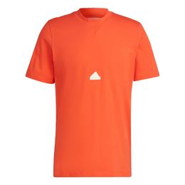 adidas Sportswear Funktionsshirt Herren Gr&ouml;&szlig;e M orangerot