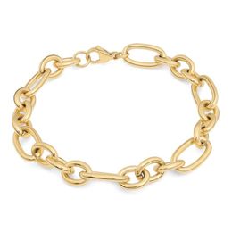Tamaris Damen Armband &raquo;Elegant Chunky&laquo; gold 21cm, Edelstahl