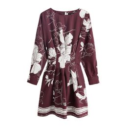 next Kleid Damen Gr&ouml;&szlig;e 38 cyclam / wei&szlig; Sommerkleid