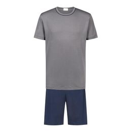 Mey Pyjama 'Pure Night' Herren Gr&ouml;&szlig;e S marine / grau