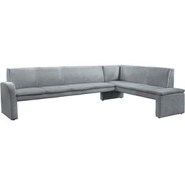 exxpo - sofa fashion Eckbank &raquo;Cortado, elegant und modern mit hohem Sitzkomfort&laquo; hohe Bodenfreiheit, sch&ouml;ne Detailverarbeitung grau Webstoff fein (