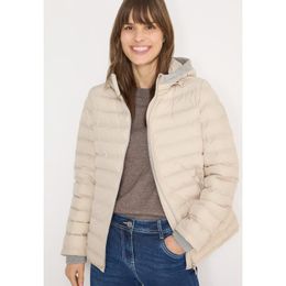 Cecil Damen Steppjacke ohne Kapuze in Welded-Optik beige XS (36)