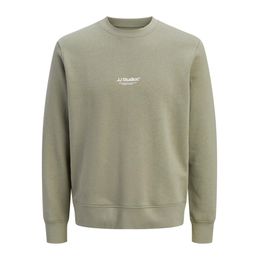 Jack & Jones JACK & JONES Sweatshirt 'JJESoho' male size XS Olive / White