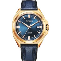 Citizen Herren Automatikuhr &raquo;Series 8&laquo; Armbanduhr, Herrenuhr, Mechanische Uhr, analog, Datum, Eco-Drive blau Einheitsgr&ouml;&szlig;e
