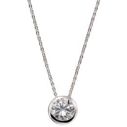 Firetti Damen Kette mit Anh&auml;nger &raquo;Schmuck Geschenk Silber 925 Halsschmuck Halskette Ankerkette Solit&auml;r&laquo; mit Zirkonia (synth.) bunt Silber 925 (