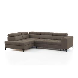 exxpo - sofa fashion Ecksofa &raquo;Bocco, hochwertige Verarbeitung, toller Sitzkomfort, bequem, L-Form&laquo; wahlweise mit Bettfunktion u. Bettkasten, inkl. 