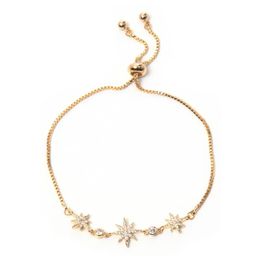 Firetti Damen Armband &raquo;Sterne, Kugeln, feminin und rund&laquo; mit Strassteinen gold 24cm, Metall