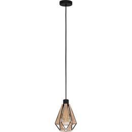 Eglo H&auml;ngeleuchte &raquo;ADWICKLE Pendellampe, Stahl und Textil, H&auml;ngelampe, Esszimmerlampe&laquo; E27 1 Stk. H&auml;ngelampe, Wohnzimmerlampe, Pendelleuchte, 