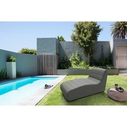 DOMO collection Sofaelement &raquo;Soleil, pflegeleichter und wetterfester Bezug&laquo; Outdoor, besonderes Design und Formgebung, individuell erweiterbar grau 