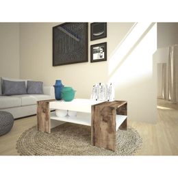 Home Affaire Couchtisch &raquo;Cherry&laquo; mit praktischem Ablagefach wei&szlig; B/H/T: 110cm x 40cm x 60cm