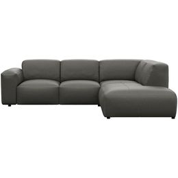 FLEXLUX Ecksofa &raquo;Lucera, super Sitzkomfort durch Kaltschaum im Sitz, L-Form&laquo; modern & anschmiegsam, Designsofa, modernes skandinavisches Design grau 