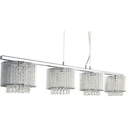 Searchlight H&auml;ngeleuchte &raquo;H&auml;ngeleuchte Elise I, 4-flammig&laquo; G9 1 Stk. Glamour&ouml;s silber 4, H: 19,5cm, 1 Stk.