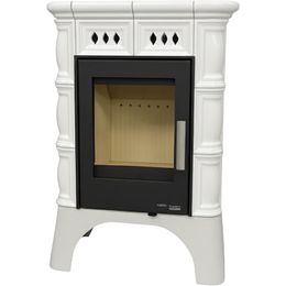 Haas & Sohn Kaminofen &raquo;TREVISO III 246.37 perl-schwarz/elfenbein&laquo; wei&szlig;