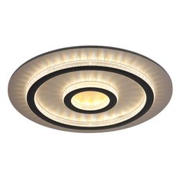 Globo LIGHTING Deckenleuchte &raquo;JAYDEN&laquo; LED-Modul 1 Stk. warmwei&szlig; - kaltwei&szlig; Deckenlampe Wohnzimmer-Leuchte Schlafzimmer-Leuchte Flur K&uuml;che &Oslash; 45cm H: 