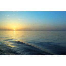 papermoon Fototapete &raquo;Sonnenaufgang vom Bootsdeck&laquo; bunt Vlies B/L: 3m x 2,23m, Bahnen: 6 Stk.