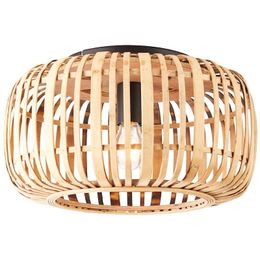 Brilliant Deckenleuchte &raquo;Woodrow&laquo; E27 1 Stk. Deckenlampe 40cm holz braun 1, &Oslash; 39,5cm H: 22,9cm, 1 Stk.