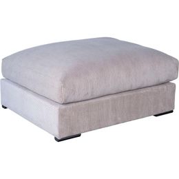 Home Affaire Polsterhocker &raquo;Casa XXL, B: 125 cm&laquo; Mega-Hocker, in Cord oder Chenille-Struktur, Federkern 100% Polyester B/H/T: 125cm x 52cm x 101cm, 