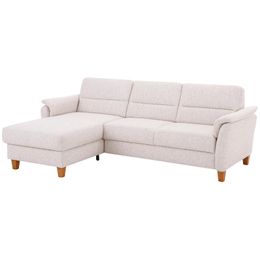 Home Affaire Ecksofa &raquo;Palmera L-Form, B: 244 cm - OTTO. Verl&auml;ssliche Qualit&auml;t.&laquo; optional Schlaffunktion & Bettkasten, Federkern beige 100% Polyester;